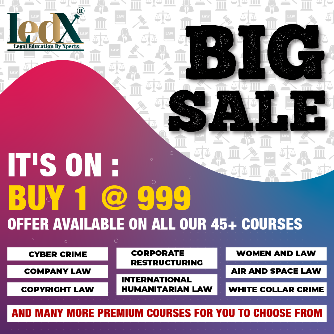 It's on: Buy any 1 Courses@ 999 - LedX
